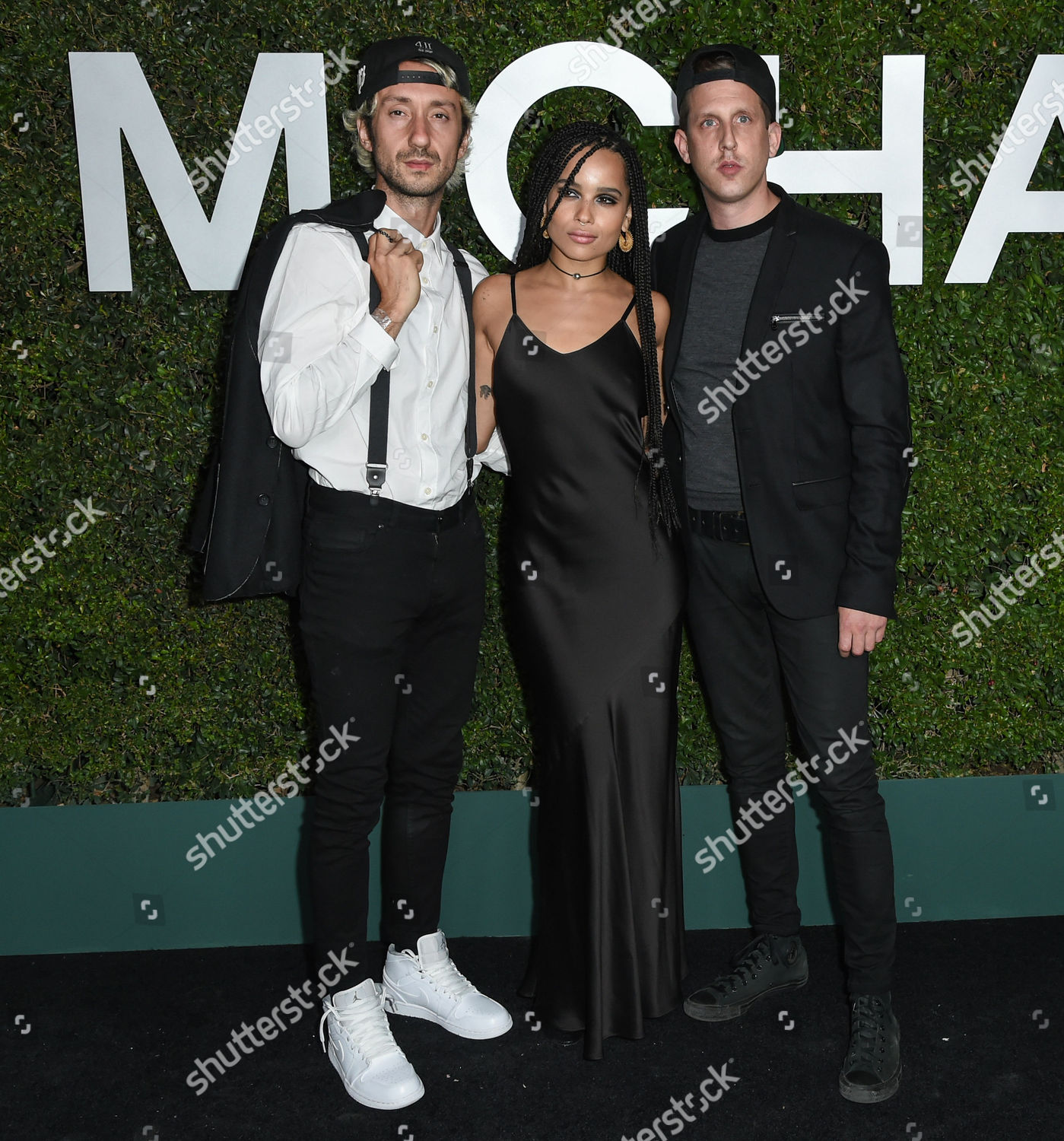 Jimmy Giannopoulos Left Zoe Kravitz James Editorial Stock Photo - Stock ...