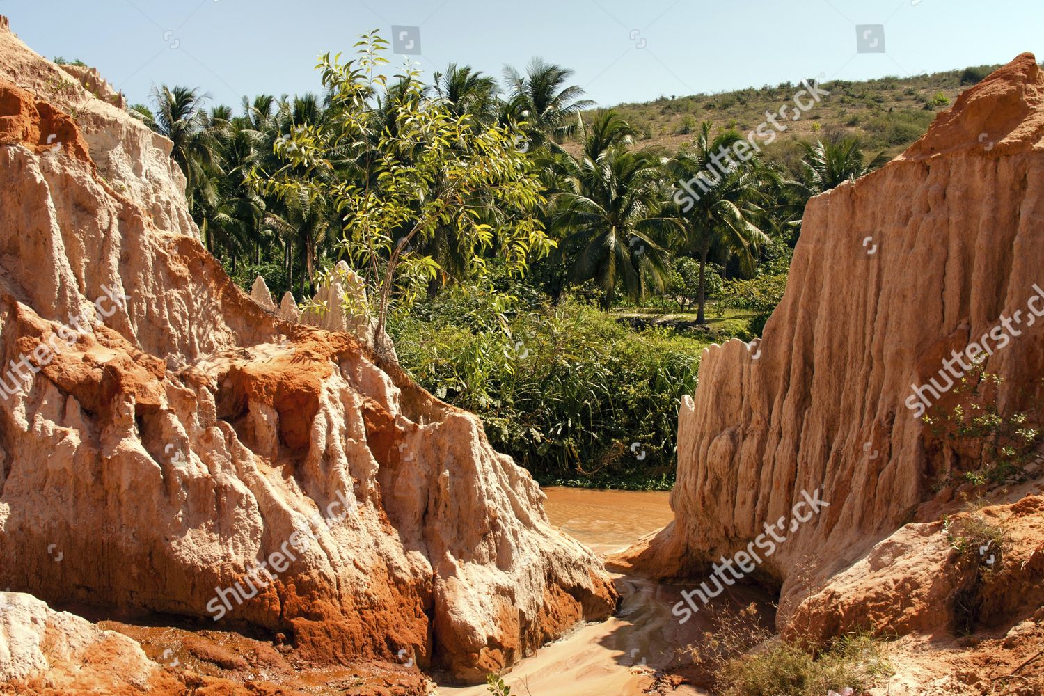 Red River Canyon Sandstone River Bed Editorial Stock Photo - Stock ...