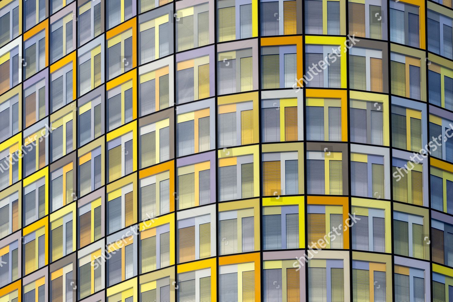 Yellow Windows Adac Headquarters Munich Bavaria Editorial Stock Photo ...