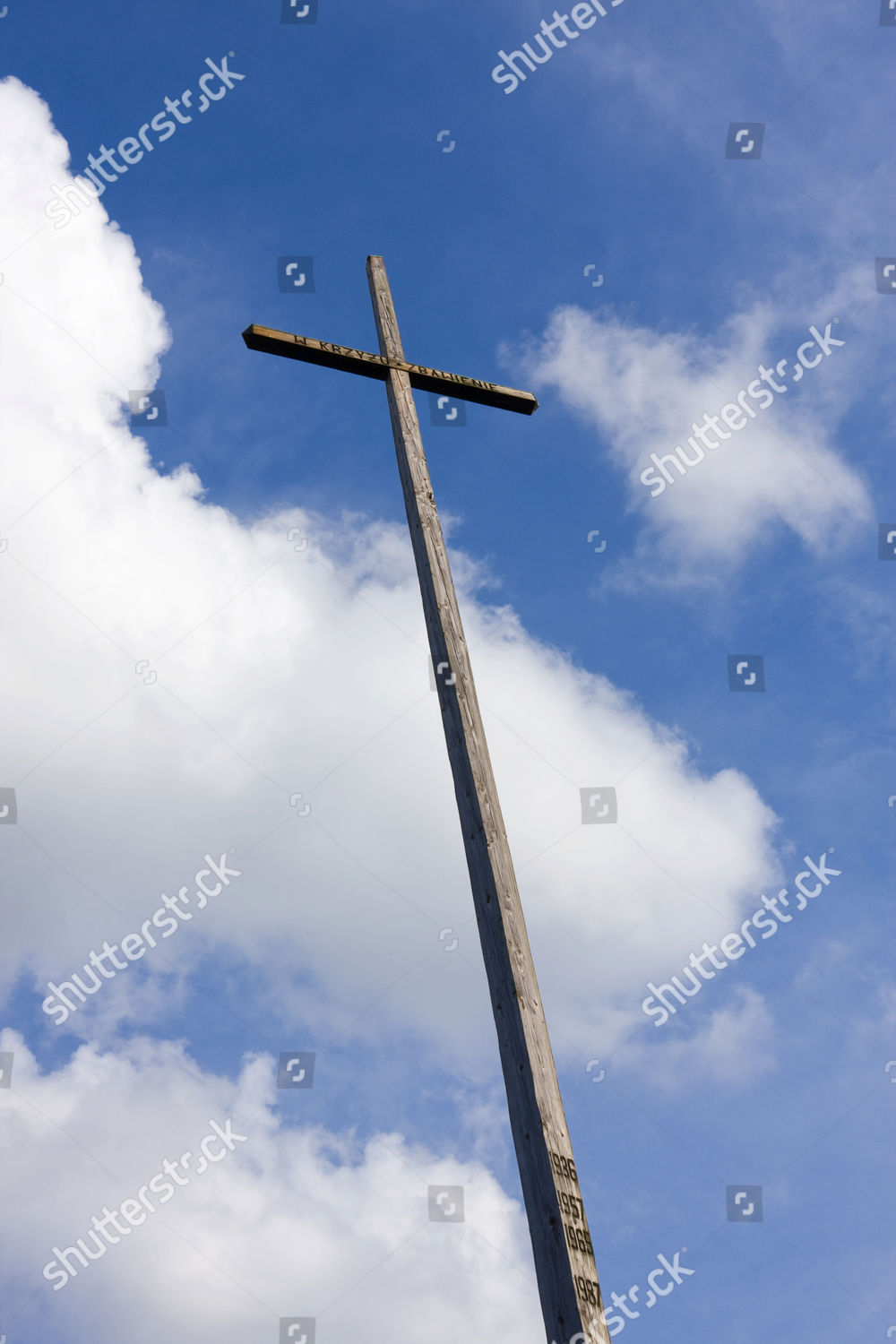 Mission Cross Near Sanctuary Holy Cross Editorial Stock Photo - Stock ...