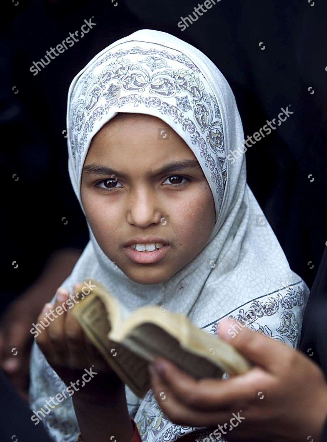 Young Girl Praying Quietly Editorial Stock Photo - Stock Image ...