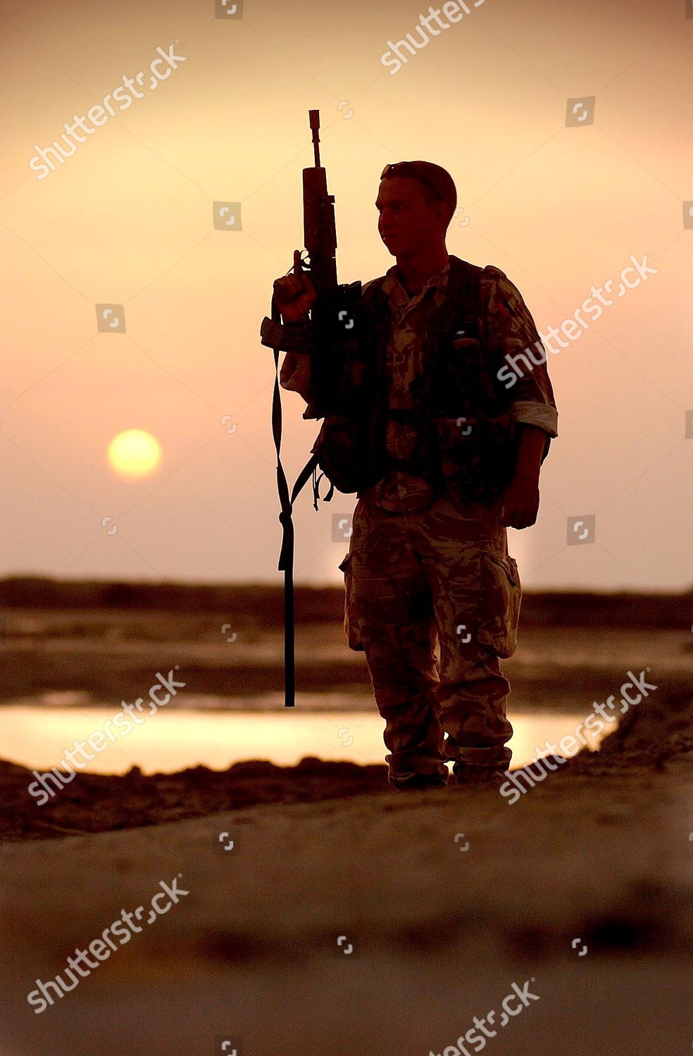 Armed Royal Marine 42 Commando Standing Editorial Stock Photo - Stock ...
