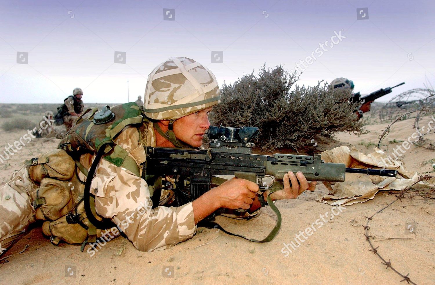 Armed Royal Marine 42 Commando On Editorial Stock Photo - Stock Image ...