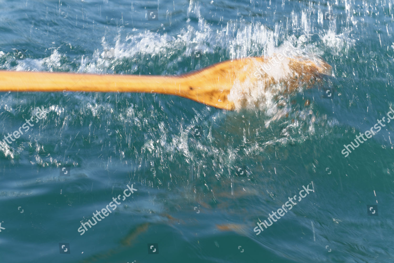 Rudder Rowing Boat Water Fuschlsee Lake Editorial Stock Photo - Stock ...