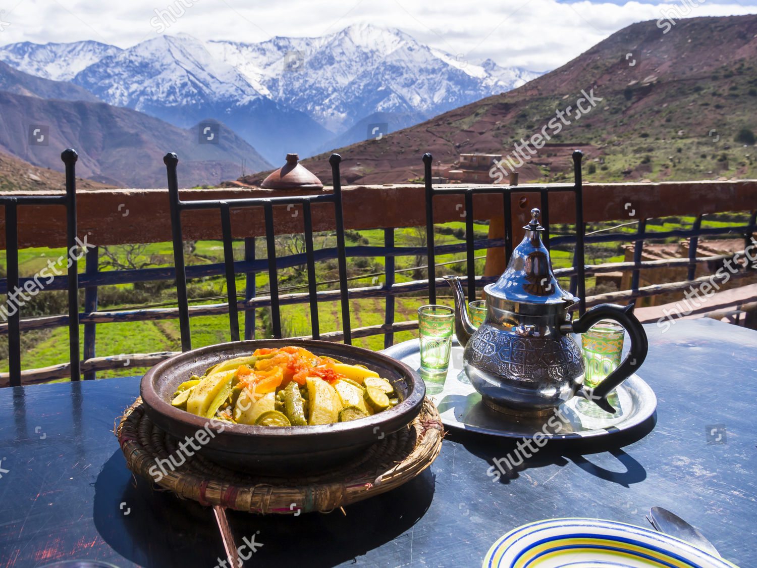 Typical Clay Pot Tajine Cooking Traditional Editorial Stock Photo ...