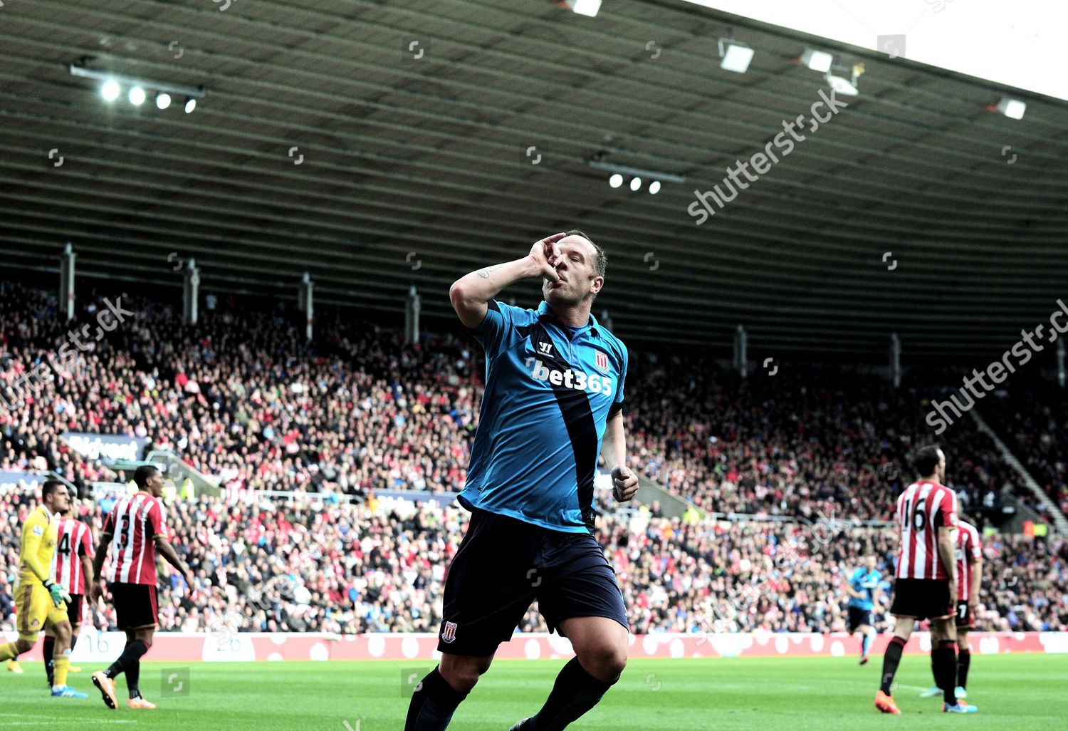Charlie Adam Stoke Celebrates Scoring Editorial Stock Photo - Stock ...