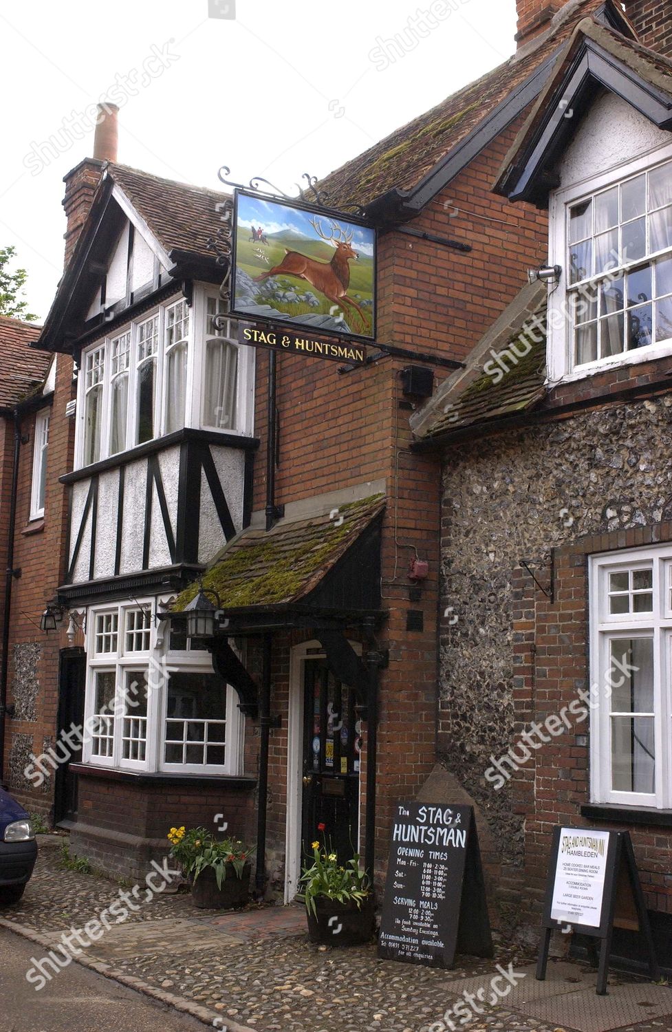 Stag Hunstman Pub Hambleden Editorial Stock Photo - Stock Image ...