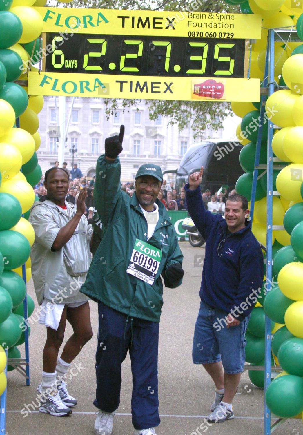 Michael Watson Finish His Marathon Met Editorial Stock Photo - Stock ...
