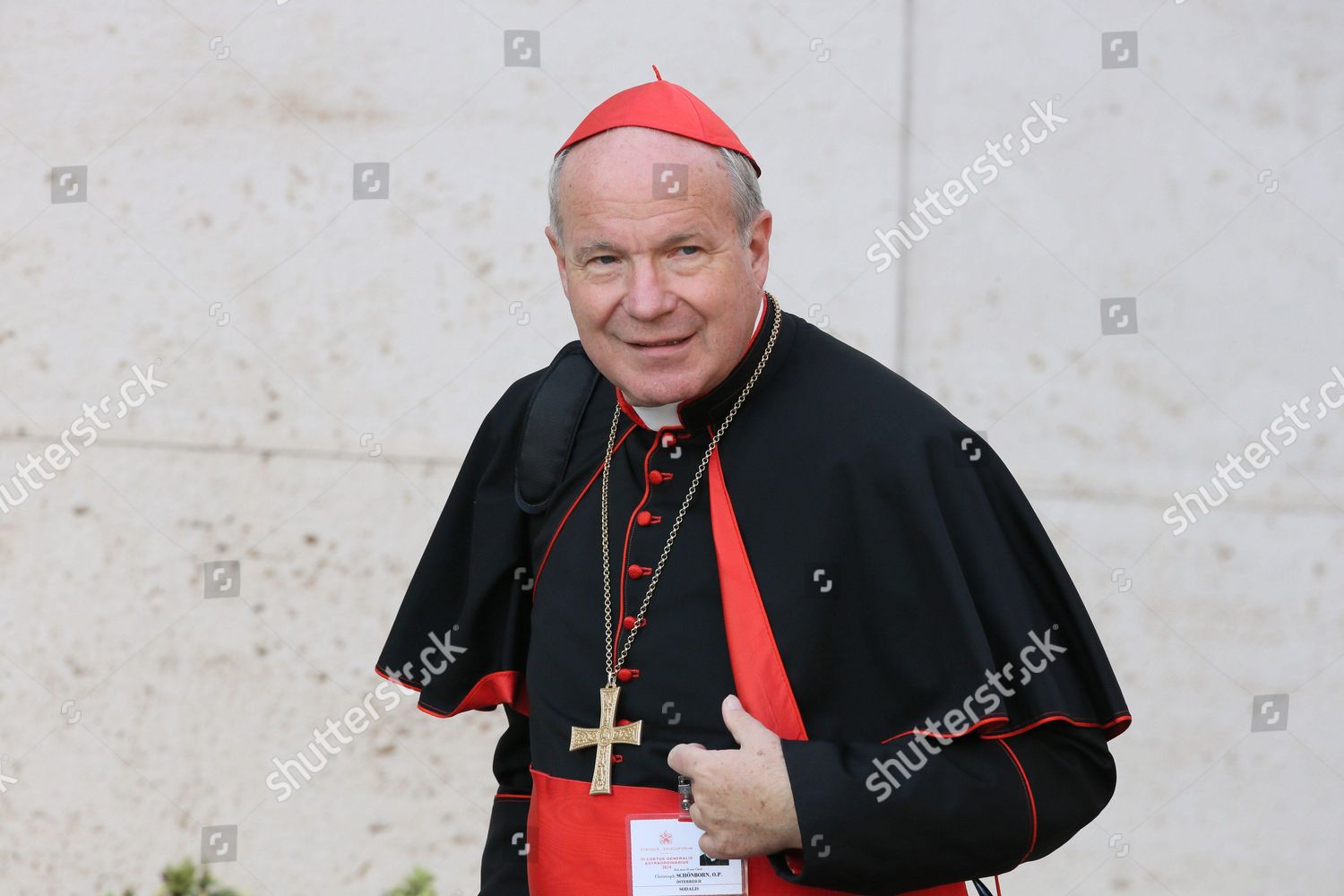 Cardinal Christoph Schonborn Editorial Stock Photo - Stock Image ...
