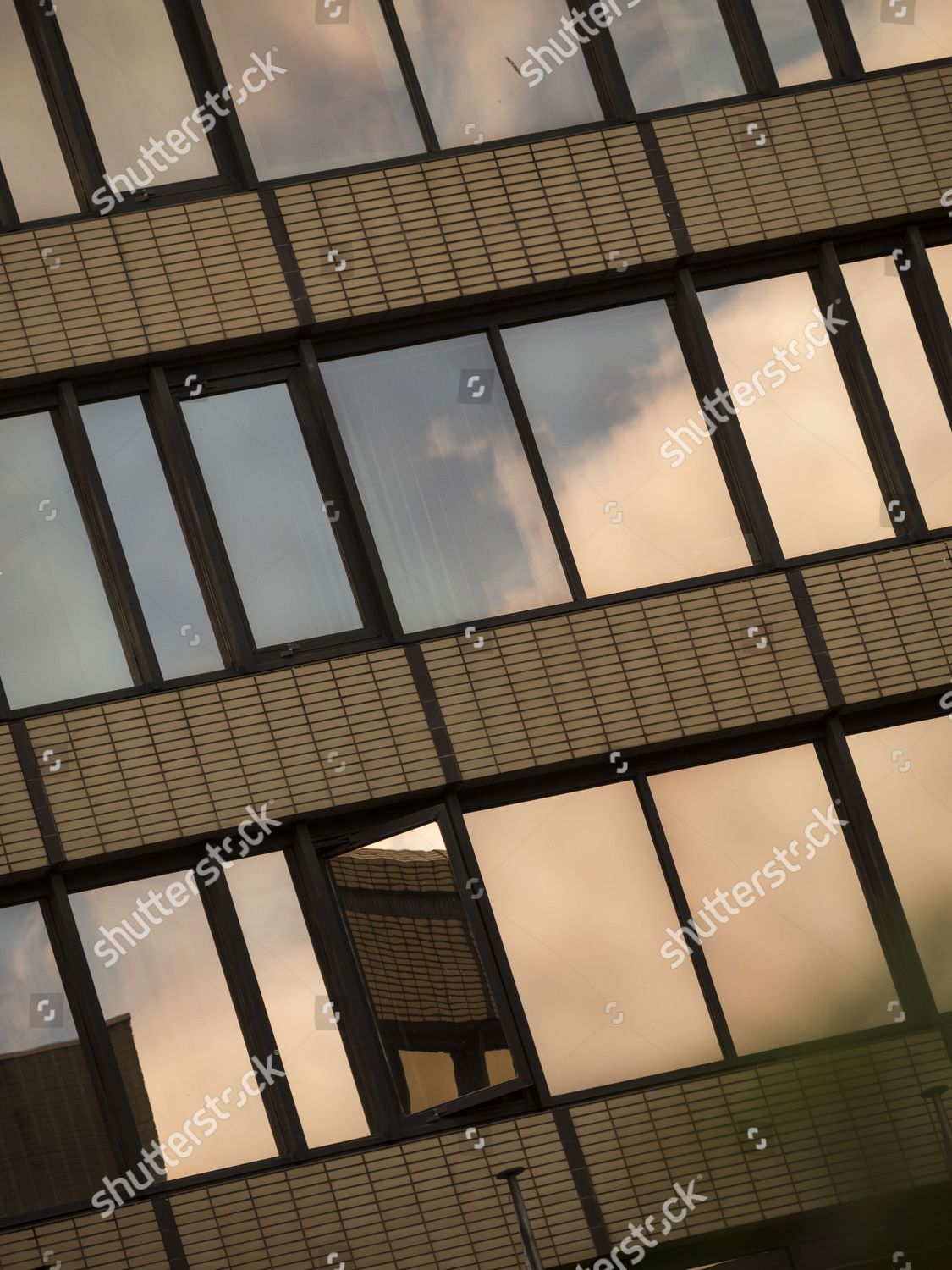 Office Block Windows Sheffield Yorkshire Editorial Stock Photo - Stock ...
