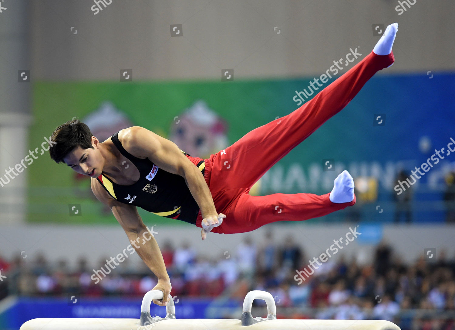 German Gymnast Daniel Weinert Performs On Editorial Stock Photo - Stock ...
