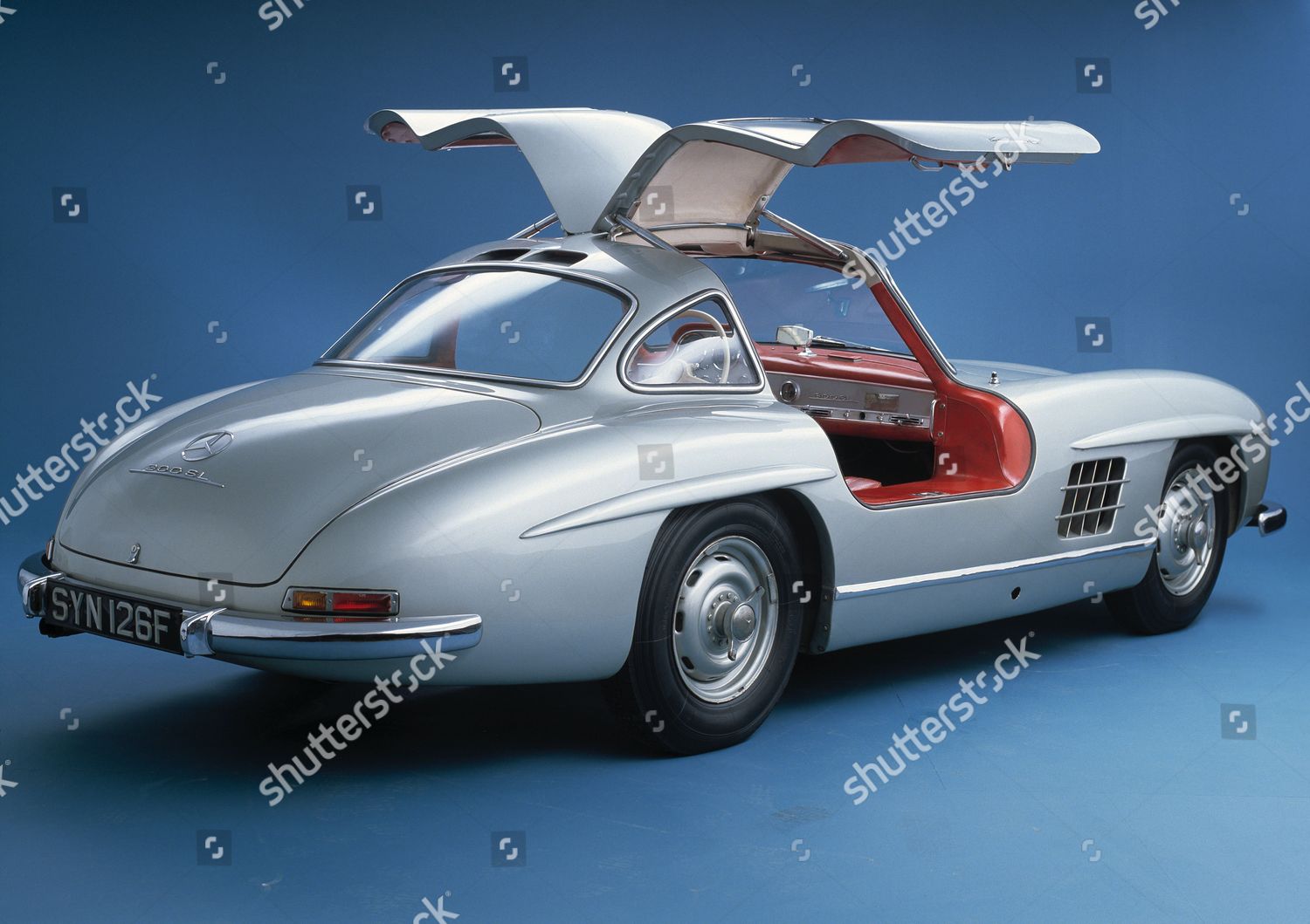1957 Mercedes Benz 300sl Gullwing Blue Editorial Stock Photo - Stock ...