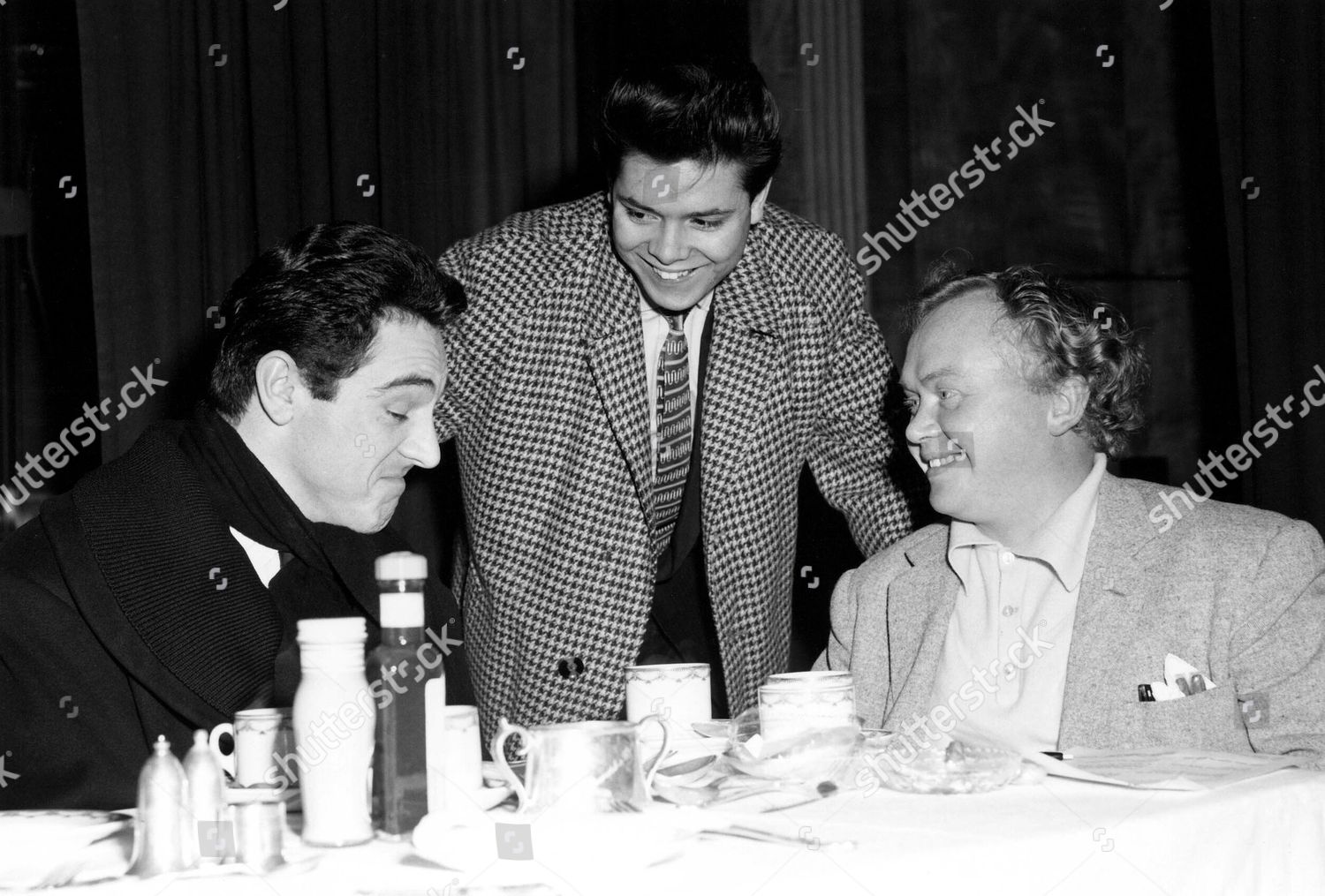 Anthony Newley Cliff Richard Charlie Drake Editorial Stock Photo ...