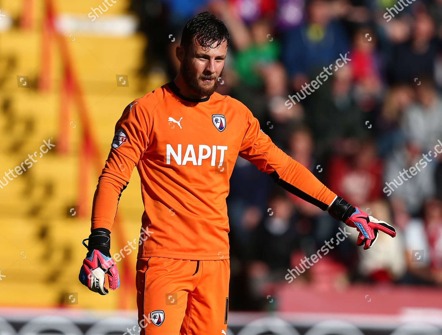 Chesterfield Goalkeeper Tommy Lee Editorial Stock Photo - Stock Image ...