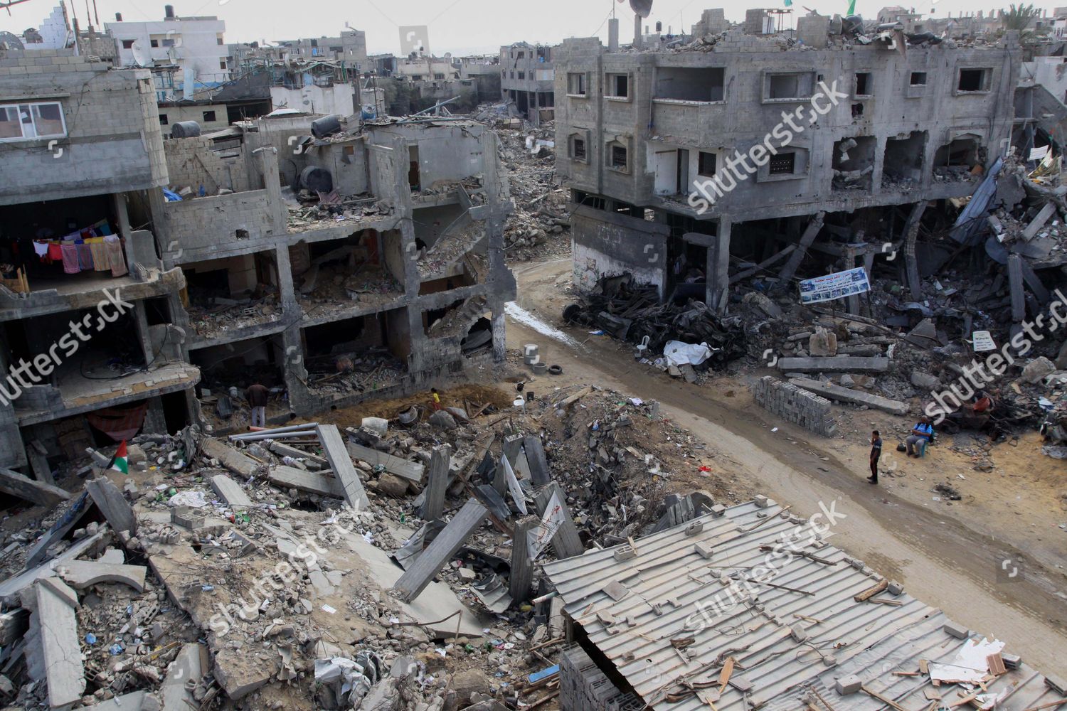 View Show Rubble Houses Which Destroyed Editorial Stock Photo - Stock ...