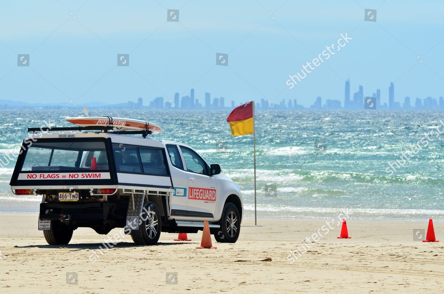 Australian Lifeguards Gold Coast Australia Australian Editorial Stock ...