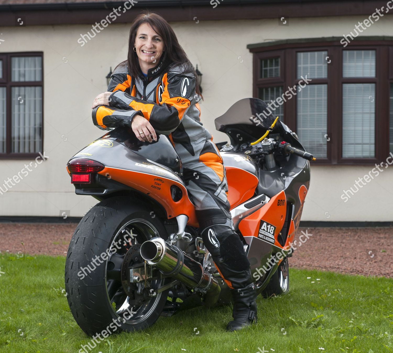 Becci Ellis On Her Modified Suzuki Editorial Stock Photo - Stock Image ...