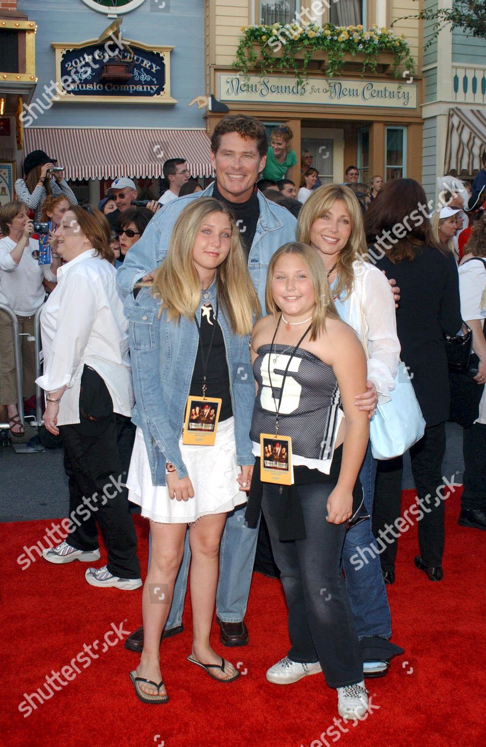 David Hasselhoff Wife Barbara Bach Children Editorial Stock Photo ...