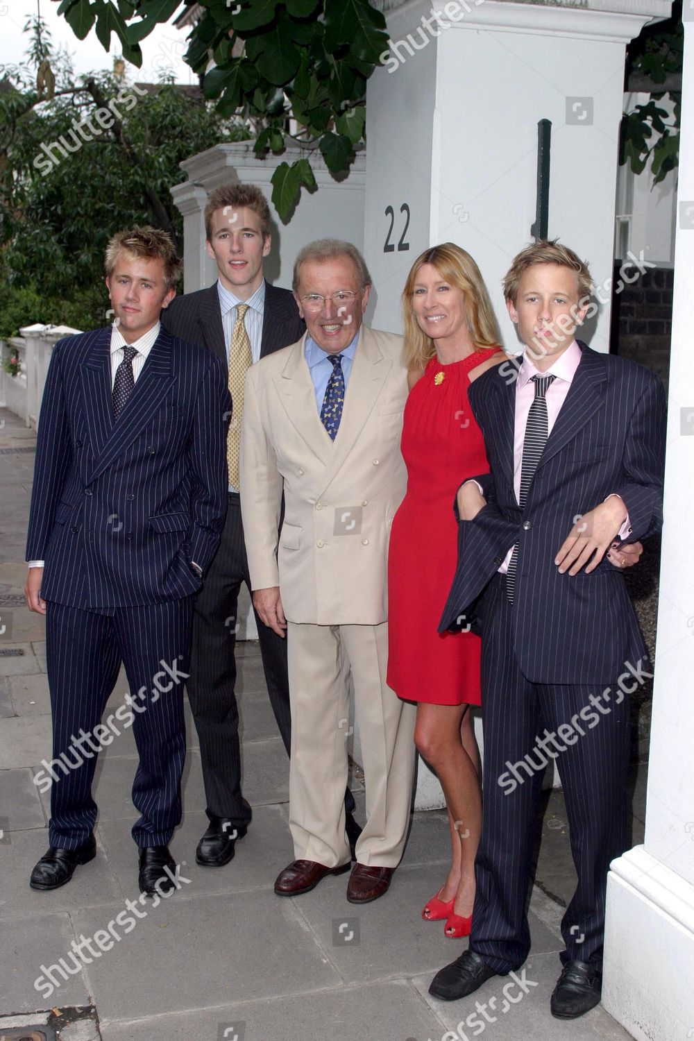 Sir David Frost Wife Lady Carina Editorial Stock Photo - Stock Image ...