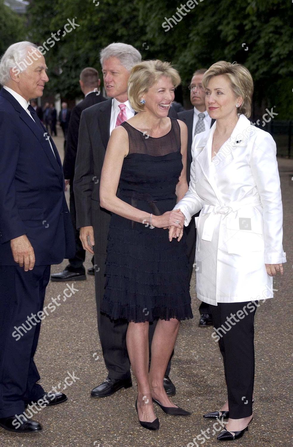 Lord Rothschild Bill Clinton Lady Rothschild Editorial Stock Photo ...