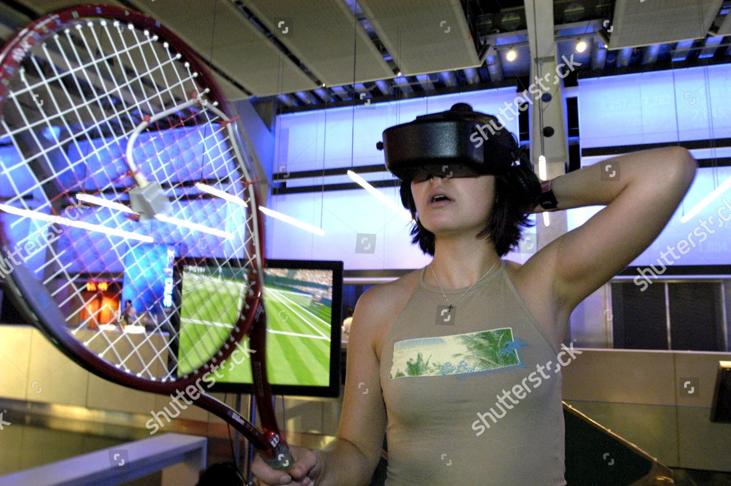 Hawk Eye 3d Virtual Reality Tennis Editorial Stock Photo - Stock Image ...