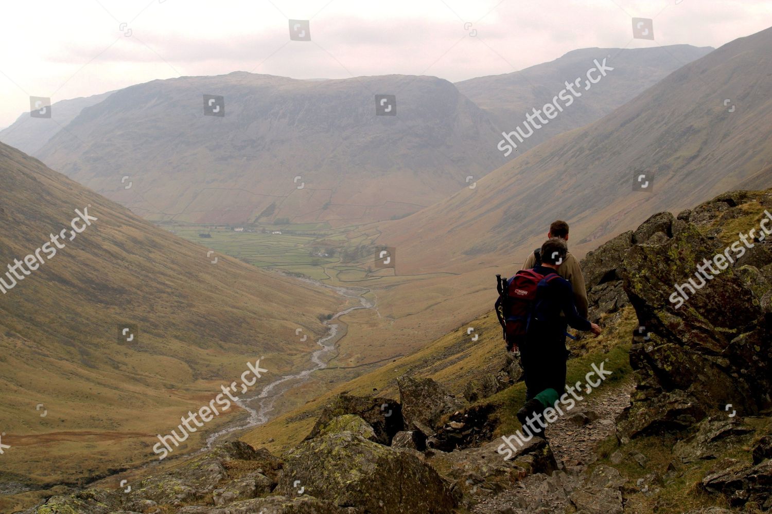 Wasdale Seen Stye Head Pass Lake Editorial Stock Photo - Stock Image ...