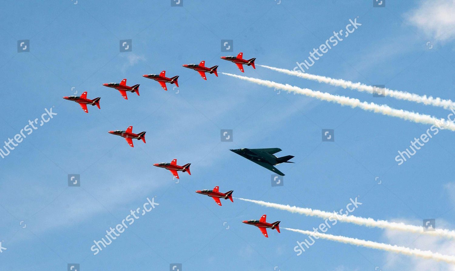 Stealth Fighter F117 Night Hawk Red Editorial Stock Photo - Stock Image ...