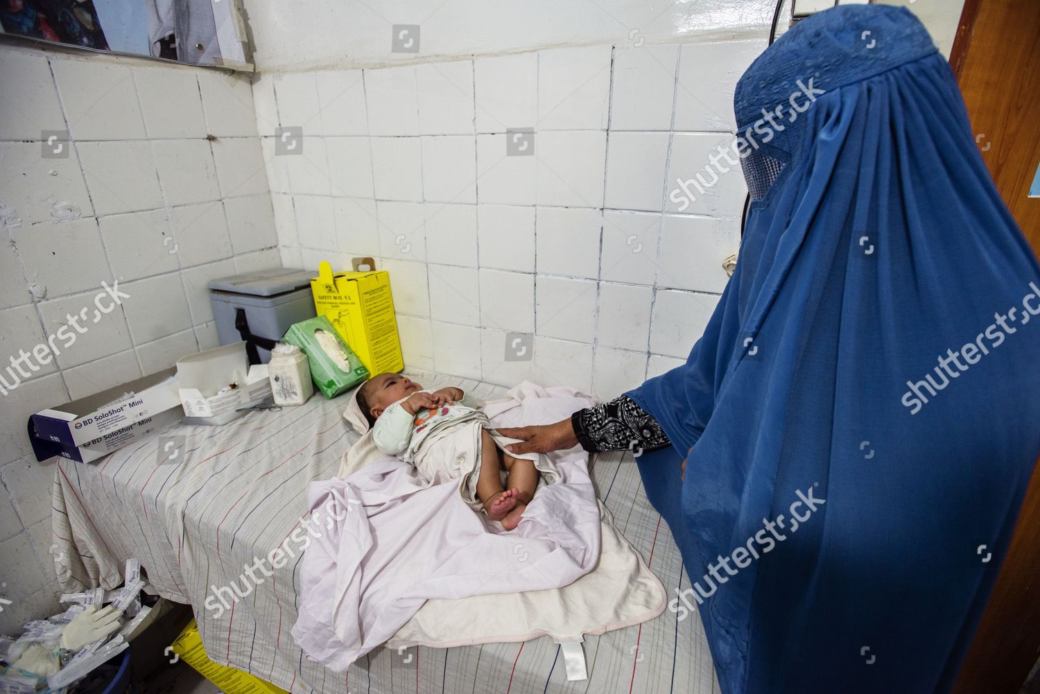 Mother Wearing Traditional Muslim Burka Her Editorial Stock Photo ...