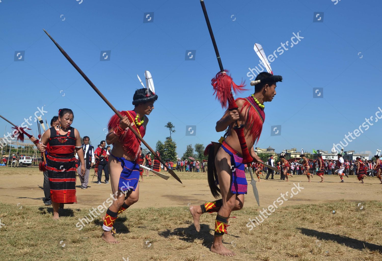 Naga Tribesman Lotha Tribes Performs Traditional Editorial Stock Photo ...