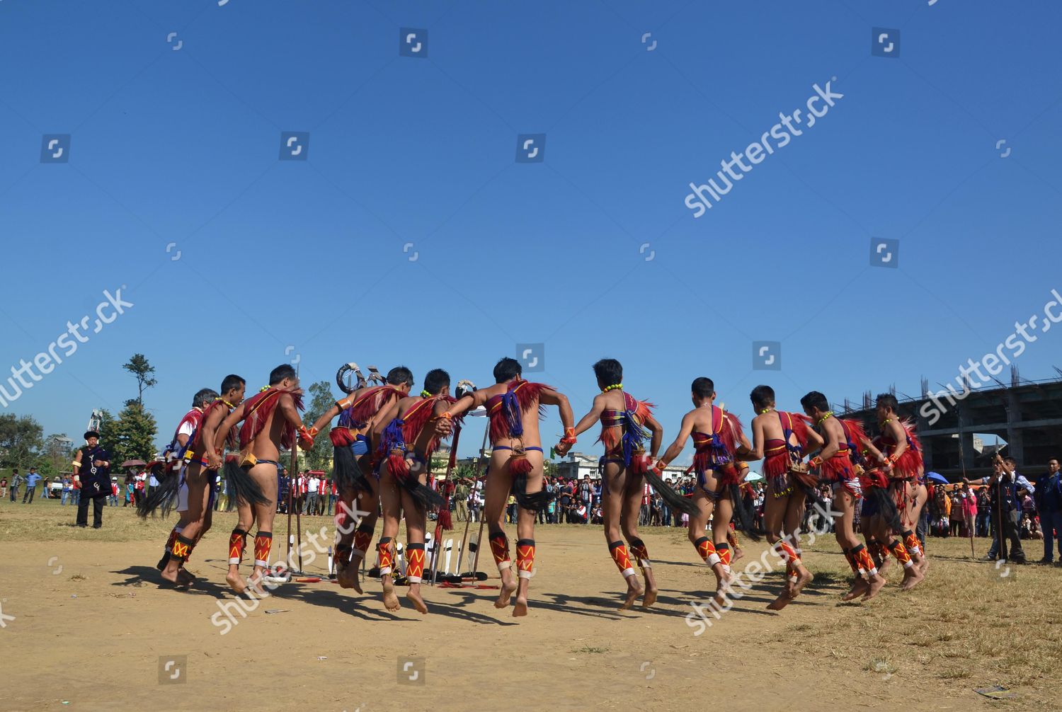 Naga Tribesman Lotha Tribes Performs Traditional Editorial Stock Photo ...