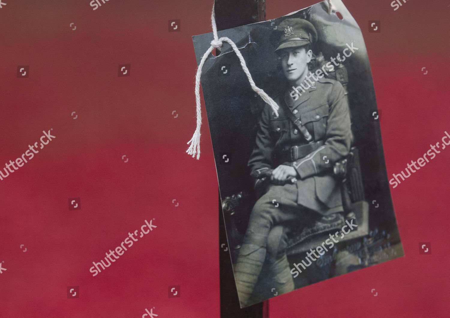 Picture World War Soldier Attached Railings Editorial Stock Photo ...