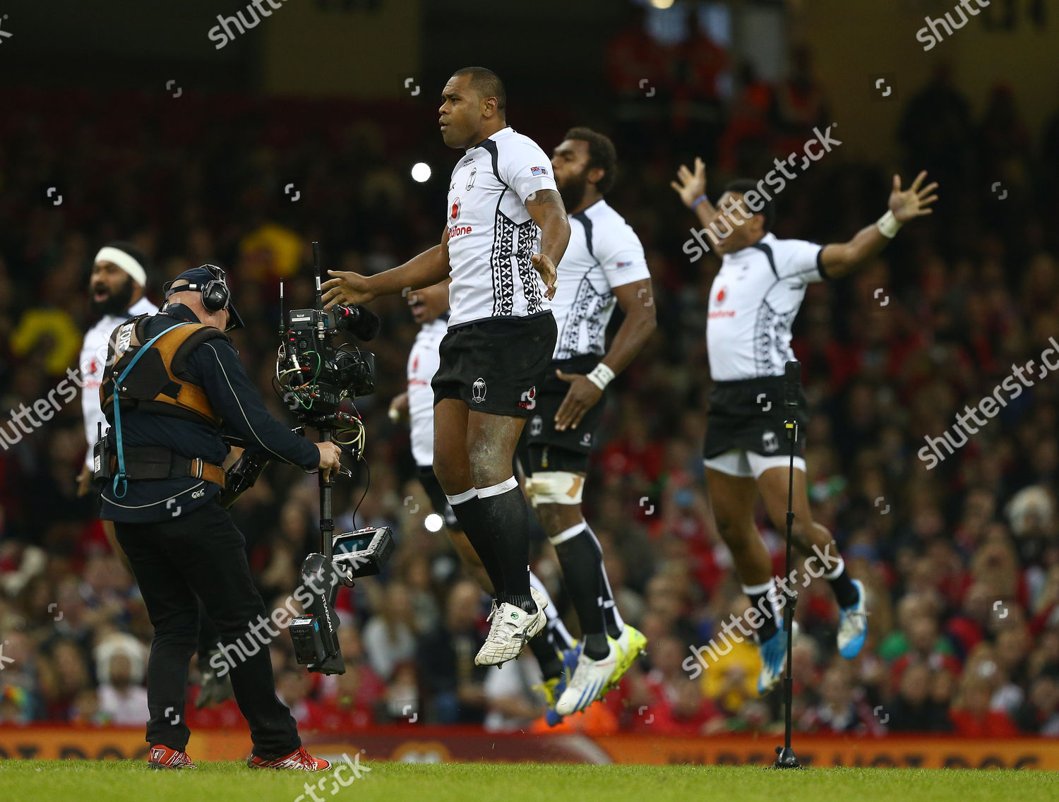 Fiji Players Perform Their Version Haka Editorial Stock Photo - Stock ...
