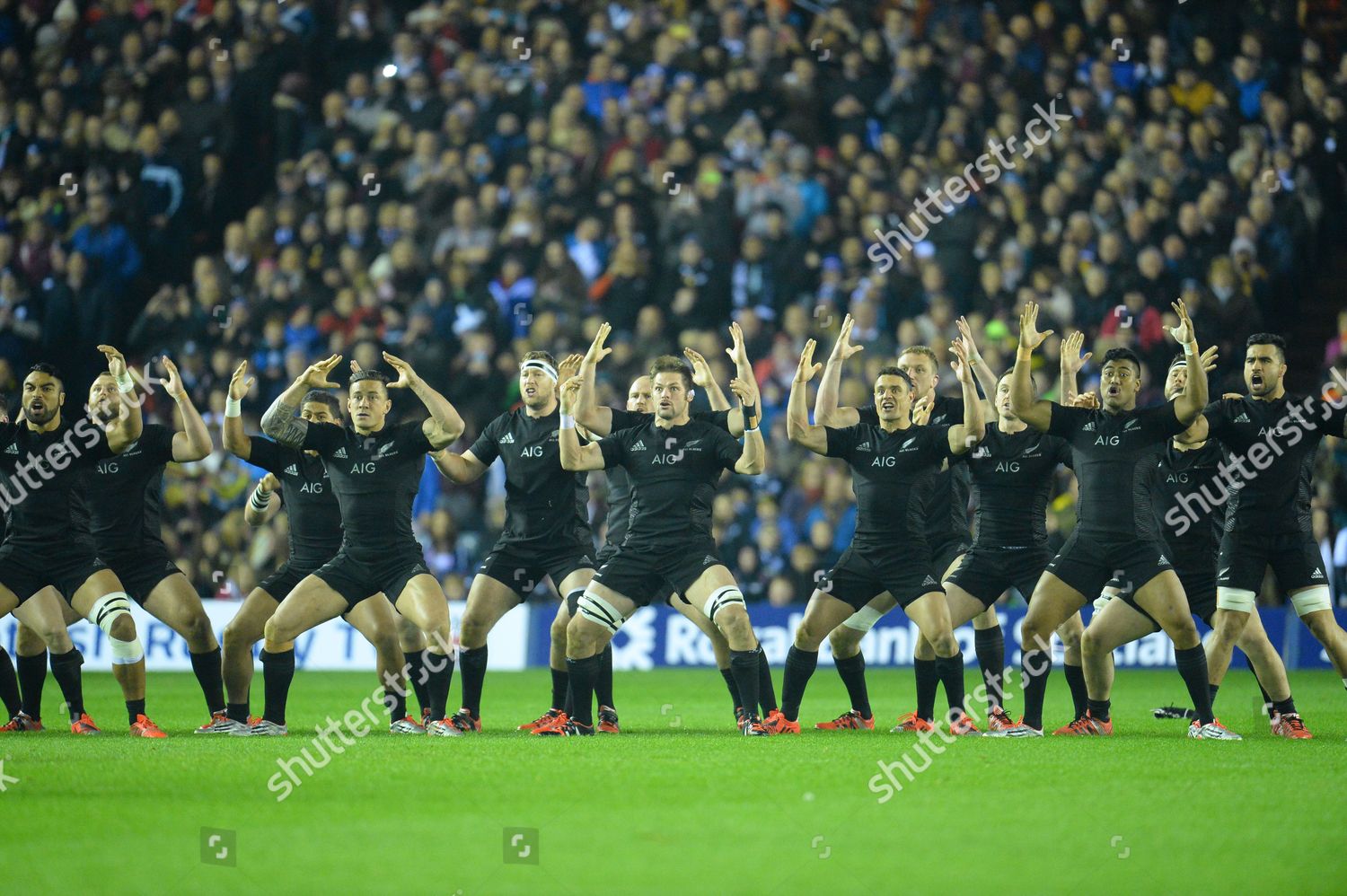 New Zealand Team Perform Haka Editorial Stock Photo - Stock Image ...