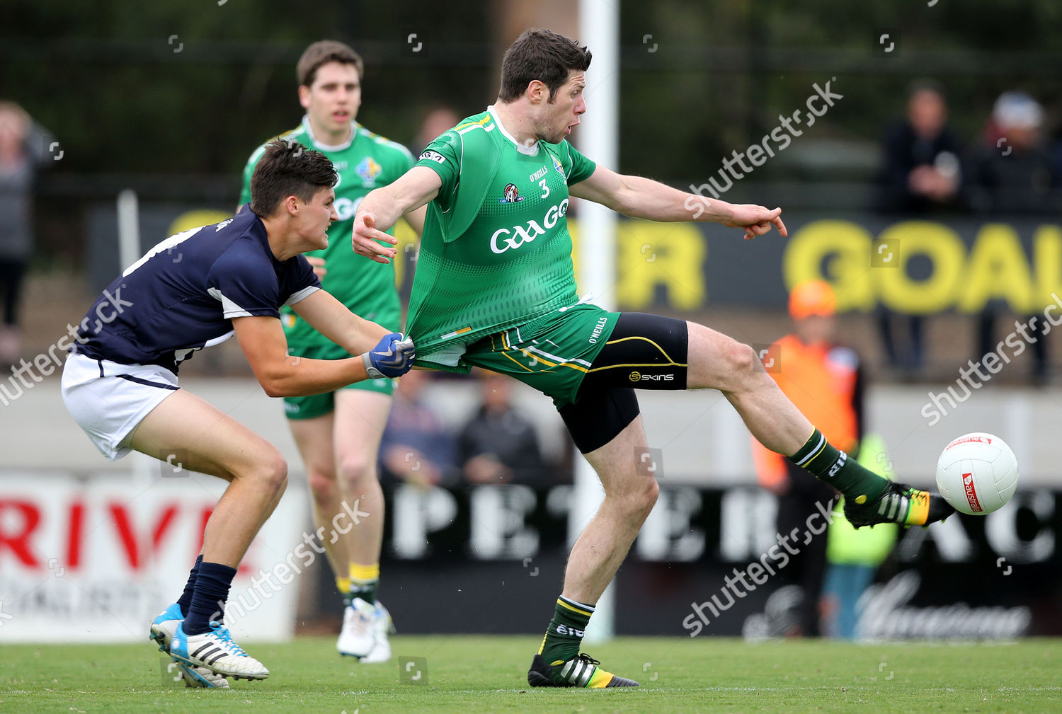 Irelands Sean Cavanagh Nicholas Newman Vfl Editorial Stock Photo ...