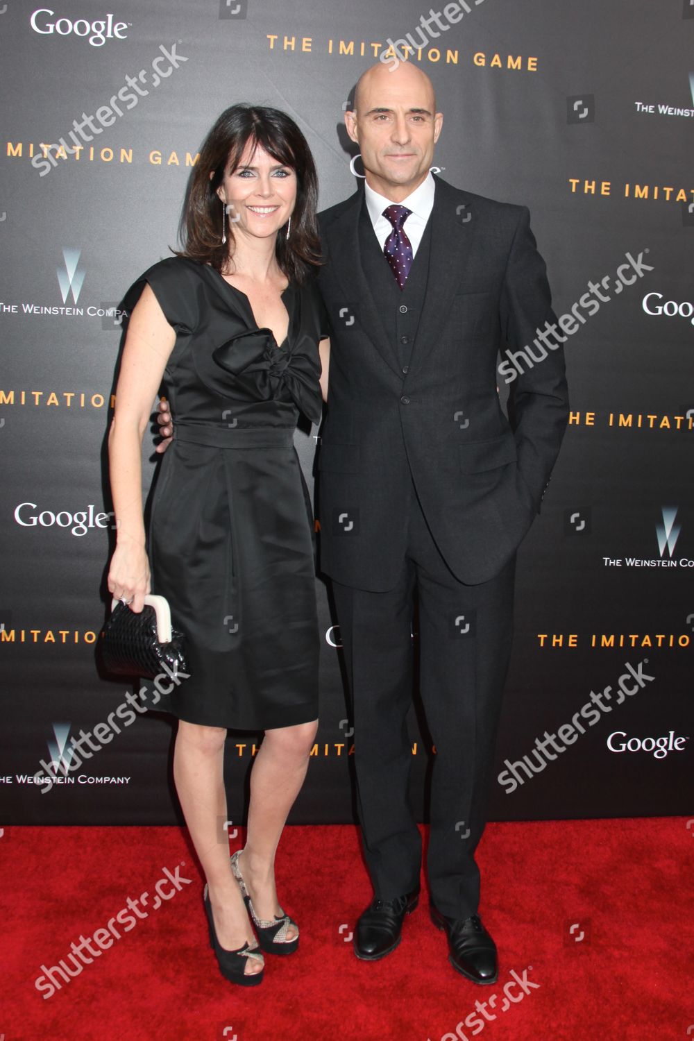 Mark Strong Wife Liza Marshall Editorial Stock Photo - Stock Image ...