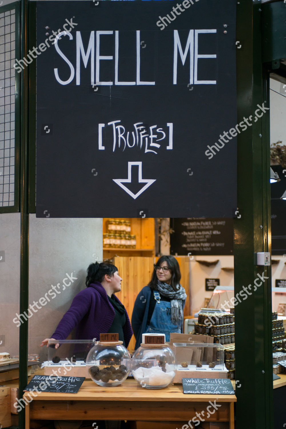 Sign On Truffle Stall Invites Passing Editorial Stock Photo - Stock ...