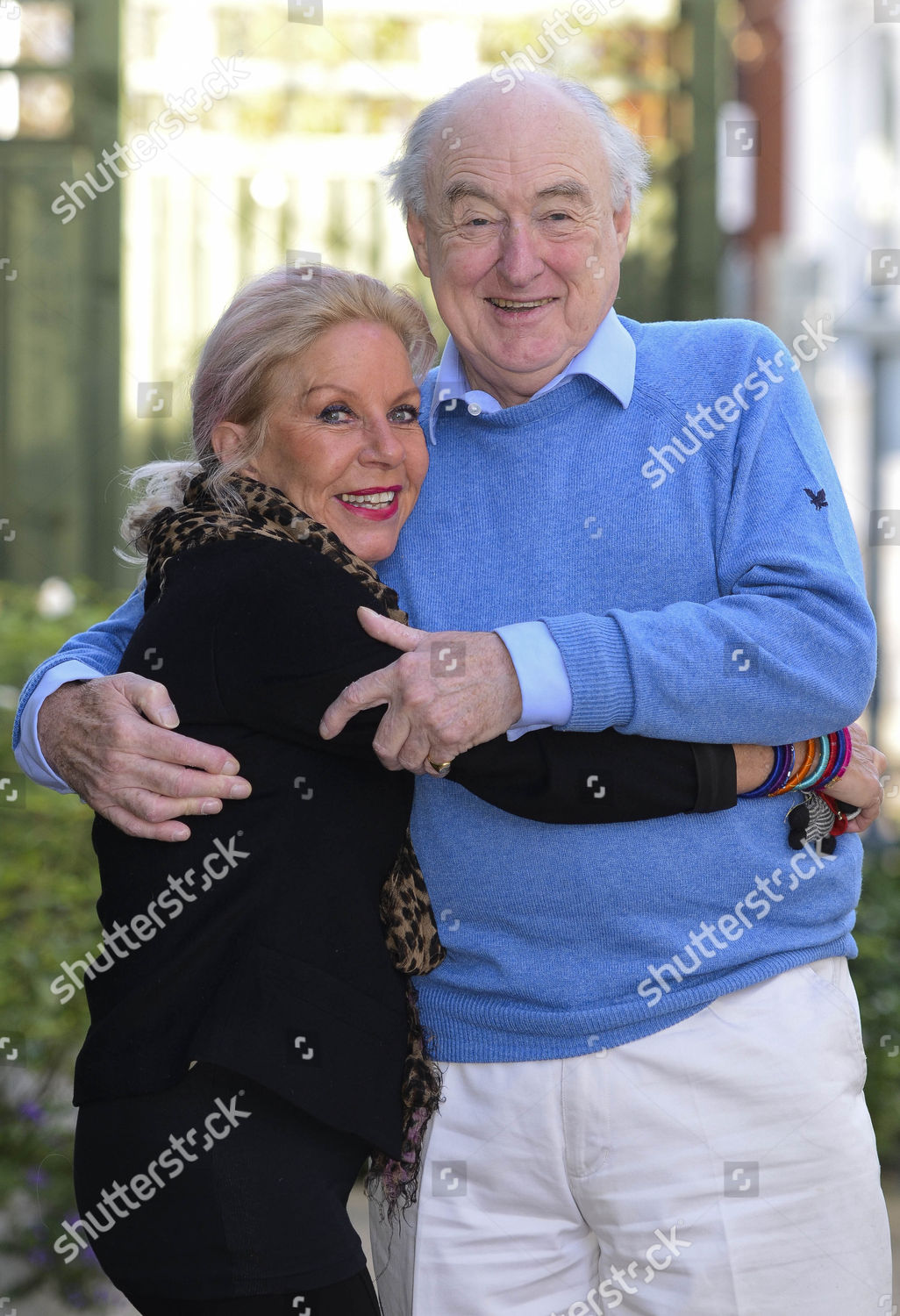 Cricket Commentator Henry Blofeld 74 Fiancee Editorial Stock Photo ...