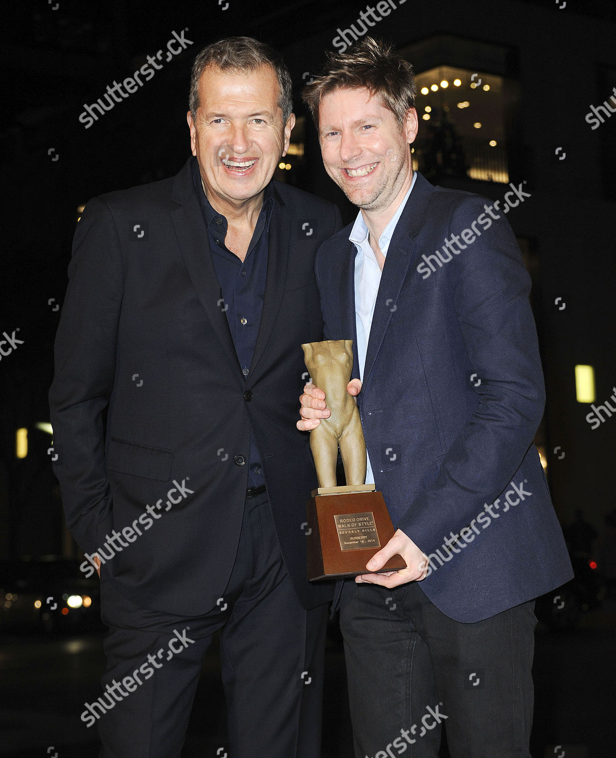 Mario Testino Christopher Bailey Editorial Stock Photo - Stock Image ...