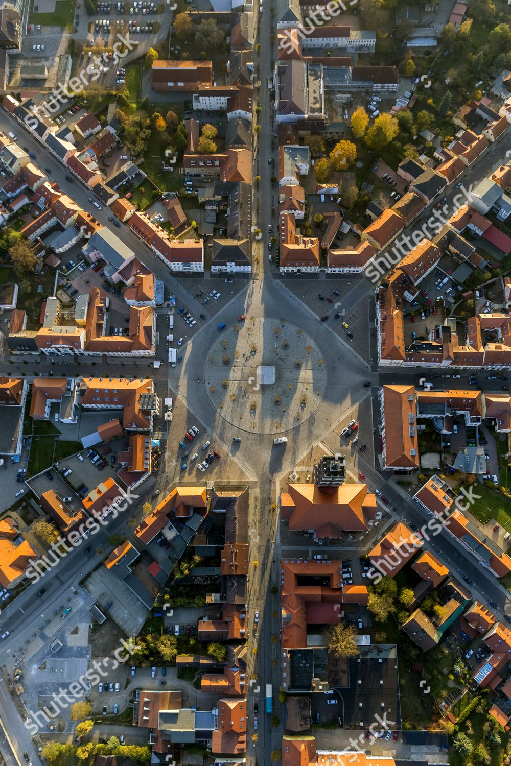 Aerial View Market Square Eight Axis Editorial Stock Photo - Stock ...