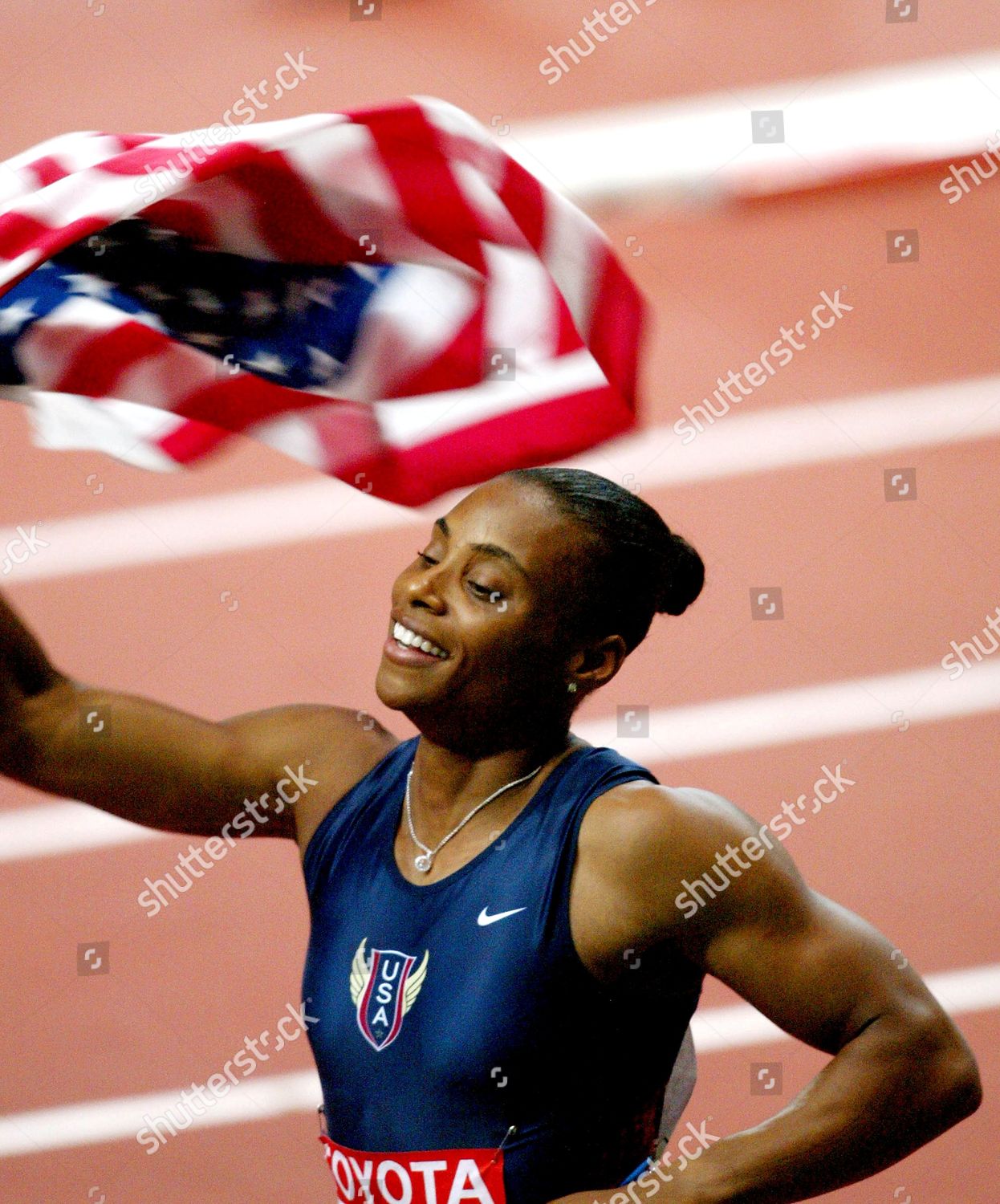 Womens 200m Final Kelli White Editorial Stock Photo - Stock Image ...