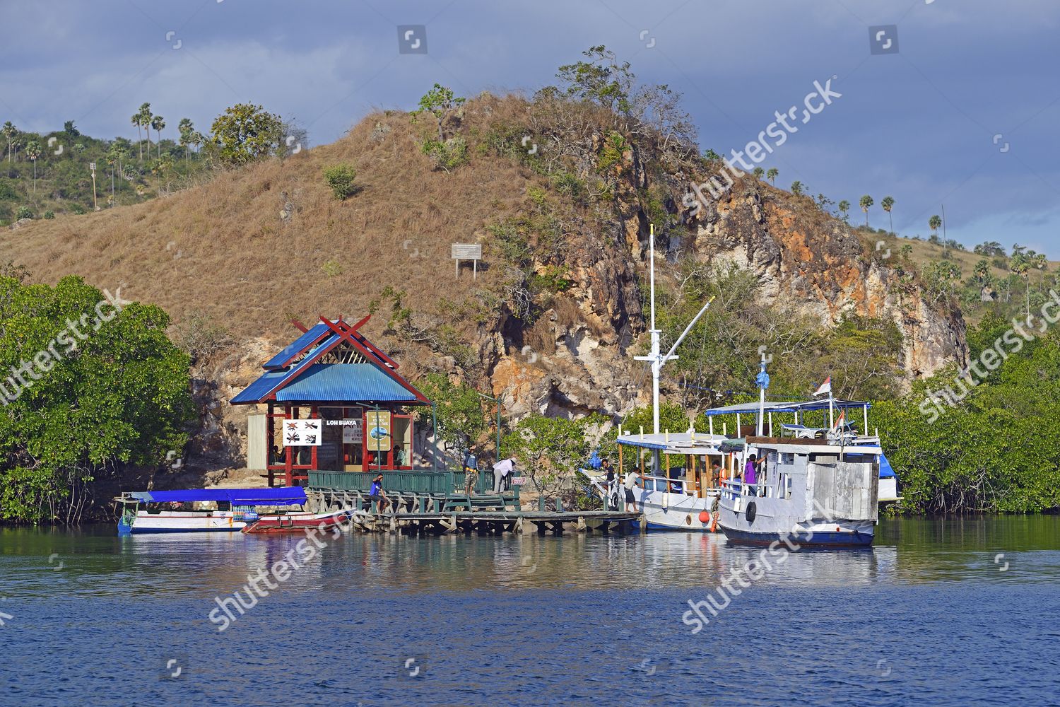 Jetty Access Area Komodo National Park Editorial Stock Photo - Stock ...
