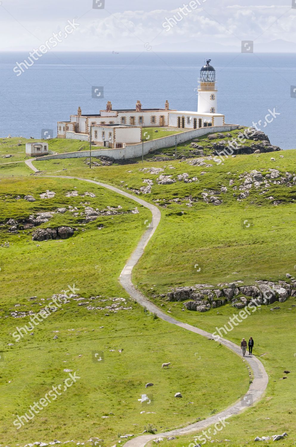 Hiking Trail Neist Point Lighthouse Isle Editorial Stock Photo - Stock ...