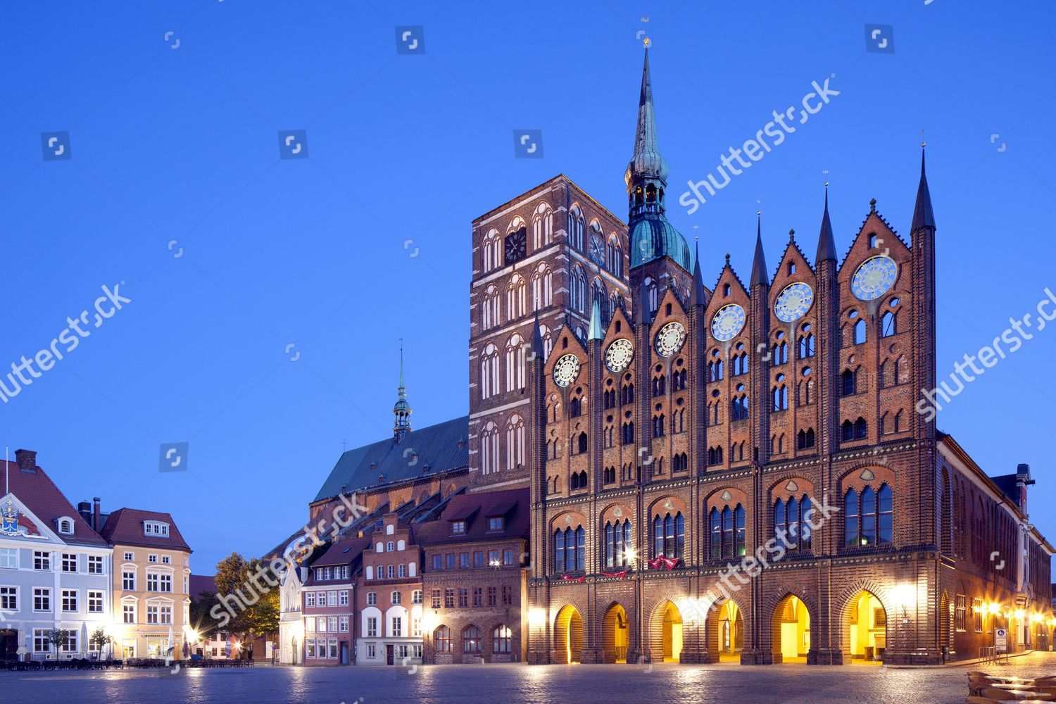 Stralsund Town Hall Origins 13th Century Editorial Stock Photo - Stock ...