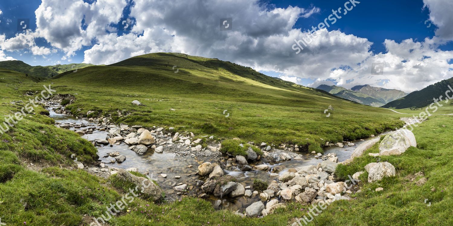 Pla De Beret Plateau Val Daran Editorial Stock Photo - Stock Image ...