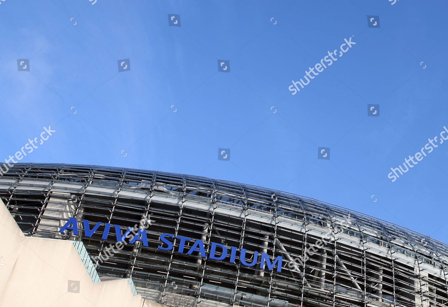 General View Aviva Stadium Ahead Game Editorial Stock Photo - Stock ...
