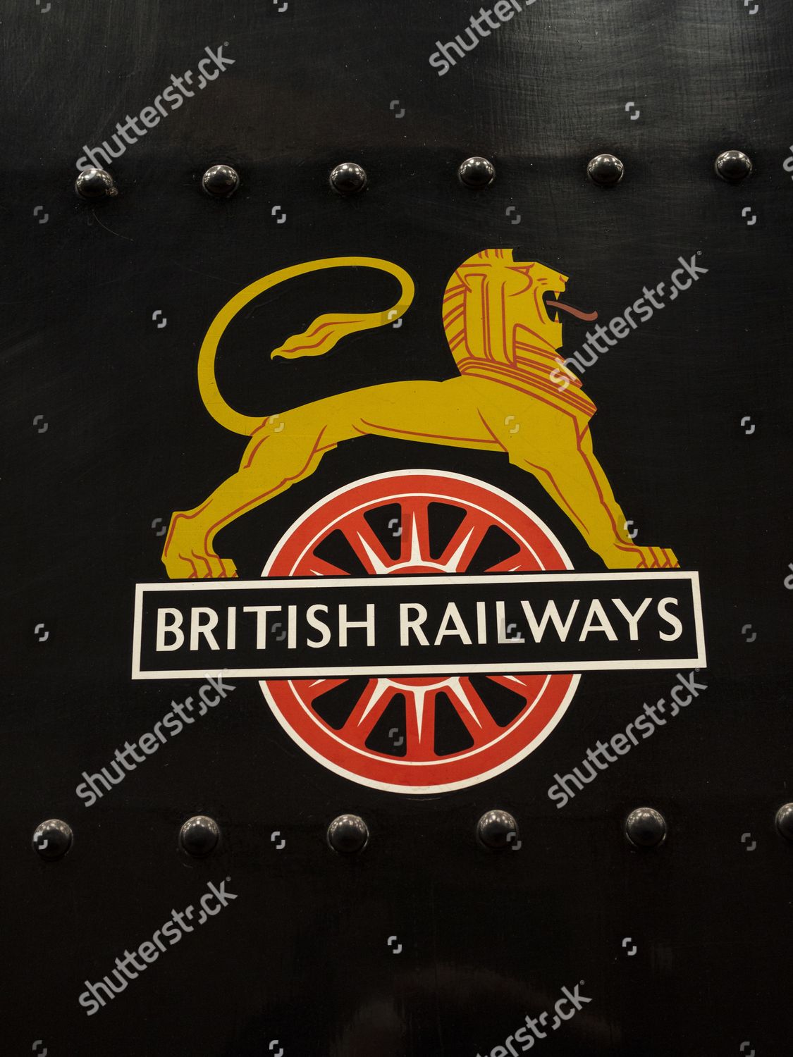British Rail Logo On Vintage Steam Editorial Stock Photo - Stock Image ...