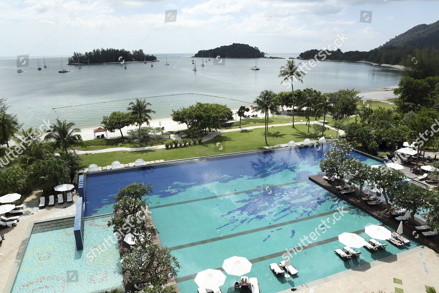 Swimming Pool Poolside Danna Hotel On Editorial Stock Photo - Stock ...