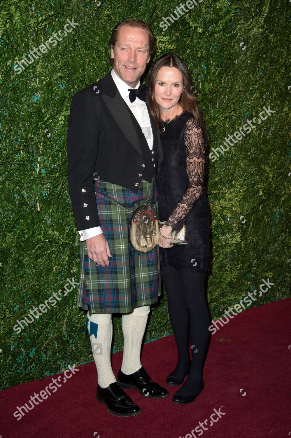 Iain Glen Charlotte Emmerson Editorial Stock Photo - Stock Image ...