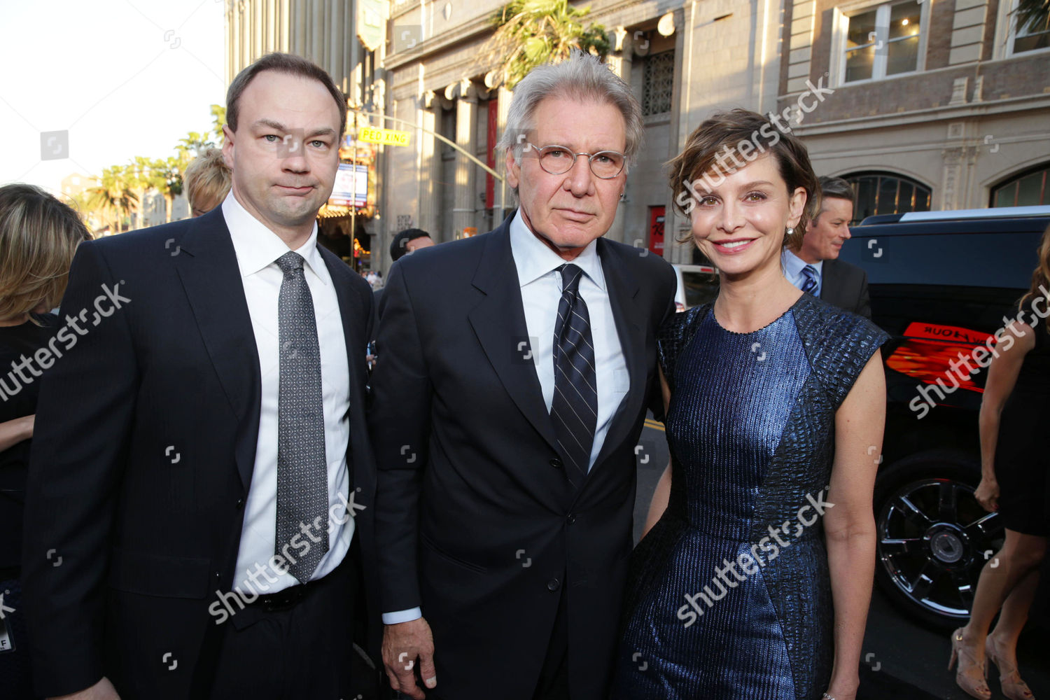 Thomas Tull Harrison Ford Calista Flockhart Editorial Stock Photo ...