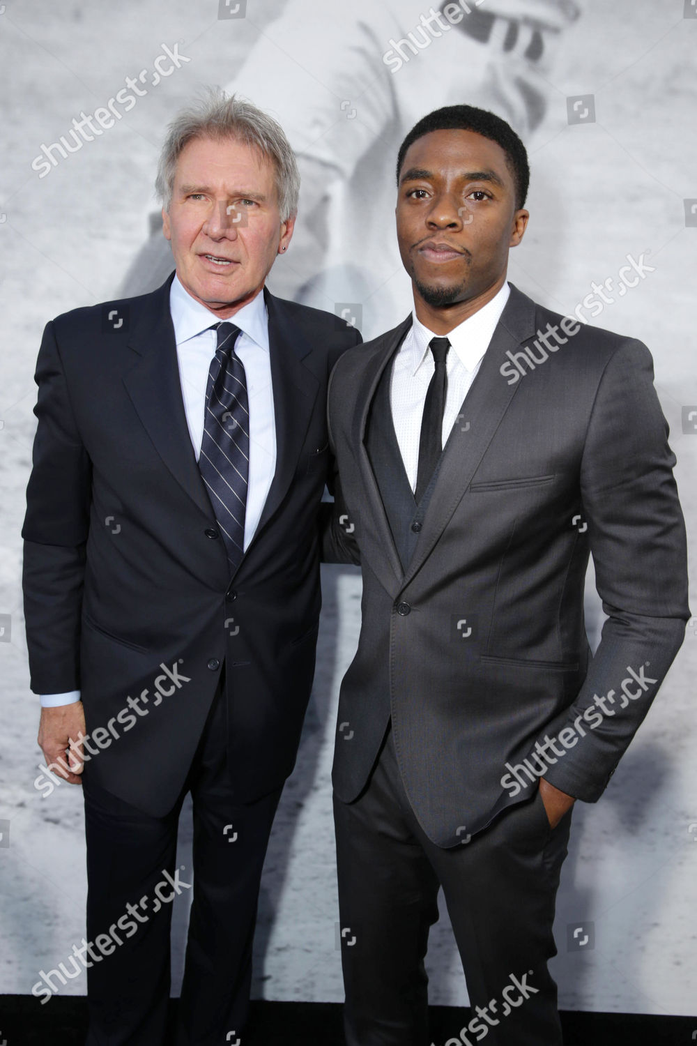 Harrison Ford Chadwick Boseman Editorial Stock Photo - Stock Image ...